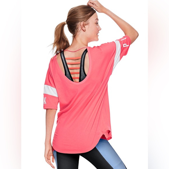 PINK Victoria's Secret | Tops | Nwot Victorias Secret Pink Low Back Hot ...